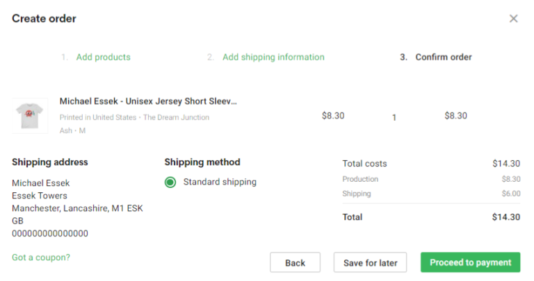 Printify Sample Order: How To Place Your First Printify Order