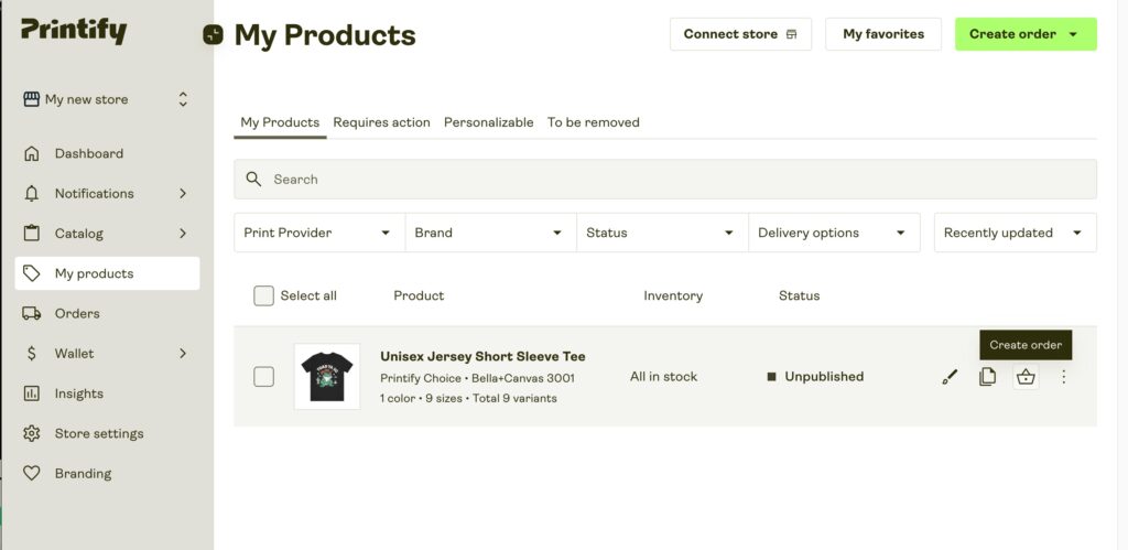 Printify Sample Order: How To Place Your First Printify Order